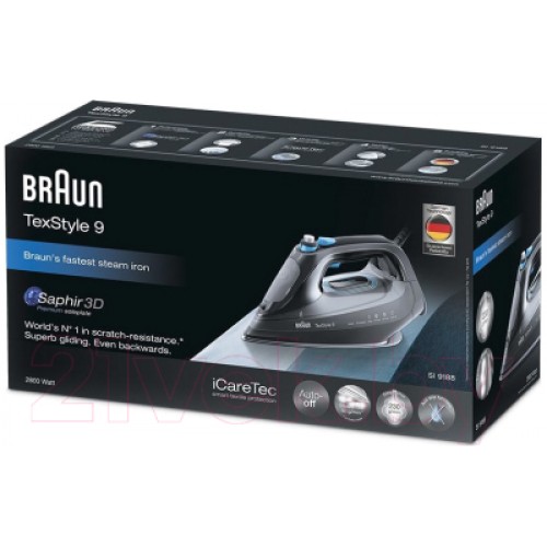 Паровой утюг Braun TexStyle 9 SI9281BK - купить в официальном магазине ...