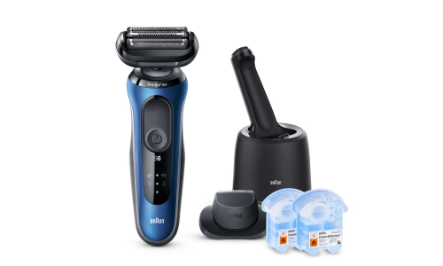 Электробритва Braun Series 6 60-B7200сс VS Blue со станцией SmartCare и ...